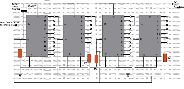 Digital Clock Synchronized Programmable Timer Circuit Homemade