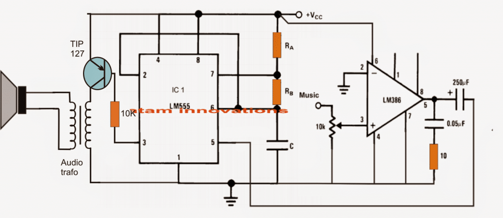 Make A Simple Class D Amplifier Circuit Homemade Circuit Projects