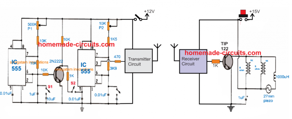 Ultrasonic Weapon (USW) Circuit – Homemade Circuit Projects
