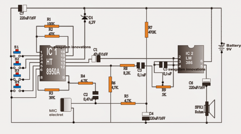 Modify Human Speech with this Digital Voice Changer Circuit - Homemade ...