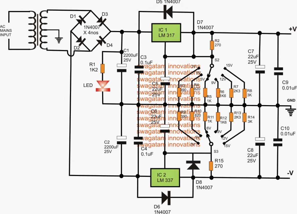 Mini Rectifier Schematic Schema Digital