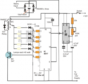 Timer Controlled Fitness Gym Application Circuit - Homemade Circuit ...