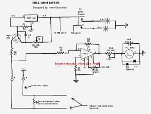 2 Simple Milliohm Meter Circuits [Measure Low Resistances below 1 Ohm ...