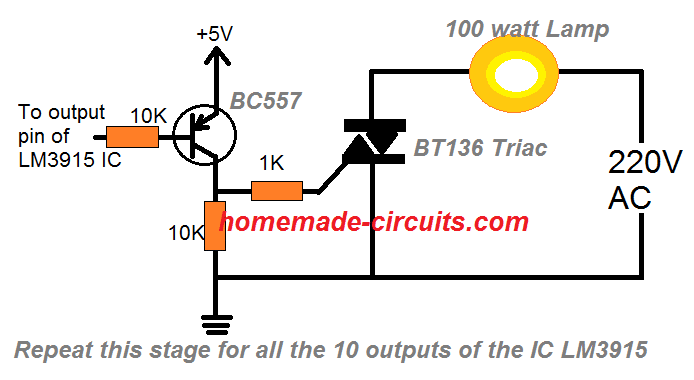 Music Light Circuit Diagram