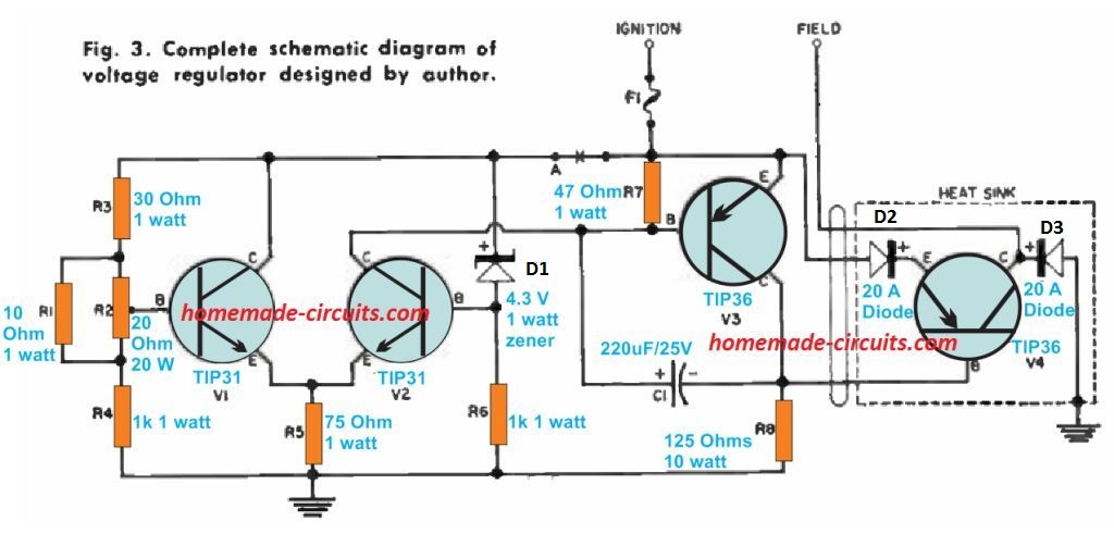 Ford Voltage Regulator Diagram Schema Digital