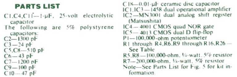 Audio Delay Line Circuit - For Echo, Reverb Effects - Homemade Circuit ...
