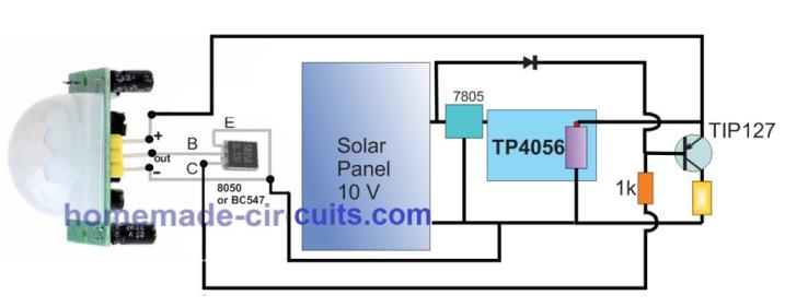 Automatic Solar Lamp Circuit Diagram Circuit Diagram