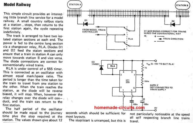 Model Train Controller Circuit - Homemade Circuit Projects Model Train Controller Circuit - Homemade Circuit Projects