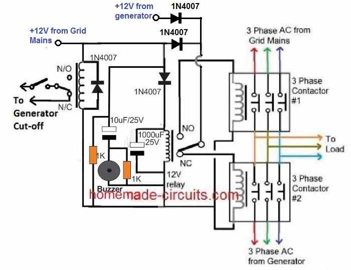 Schematic For Automatic Transfer Switch
