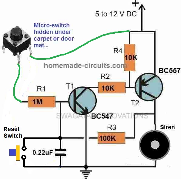 Simple Project Circuit Diagram