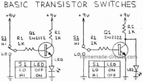 Basic Electronic Circuits Explained – Homemade Circuit Projects