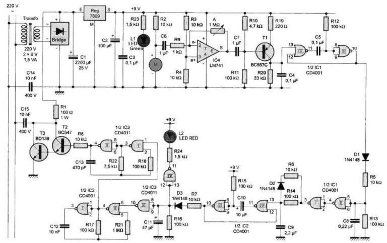Child Crying Monitor Circuit using Power Line Communication - Homemade ...