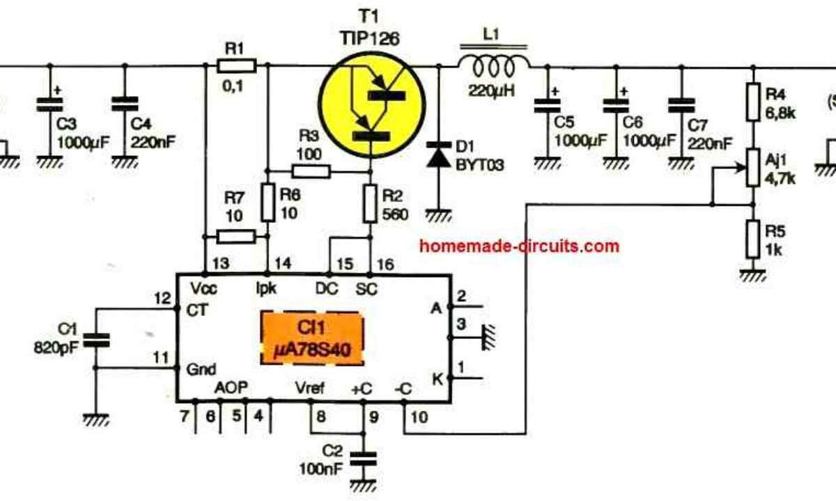 24 Volt Dc To 12 Converter Circuit Diagram